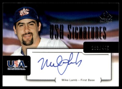 2004 SP Authentic USA Signatures Mike Lamb Auto USA #USA-12 | eBay