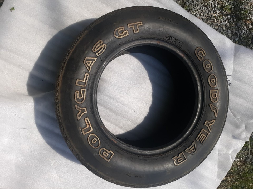 Goodyear Polyglas GT Tires F60-15 Pair | eBay