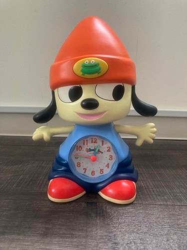 PaRappa the Rapper Alarm clock Figure Quartz Rhythm 24cm Works fine ...