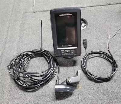 Humminbird PiranhaMAX 4 Fish Finder - Head Unit/Transducer/Power Cable ...