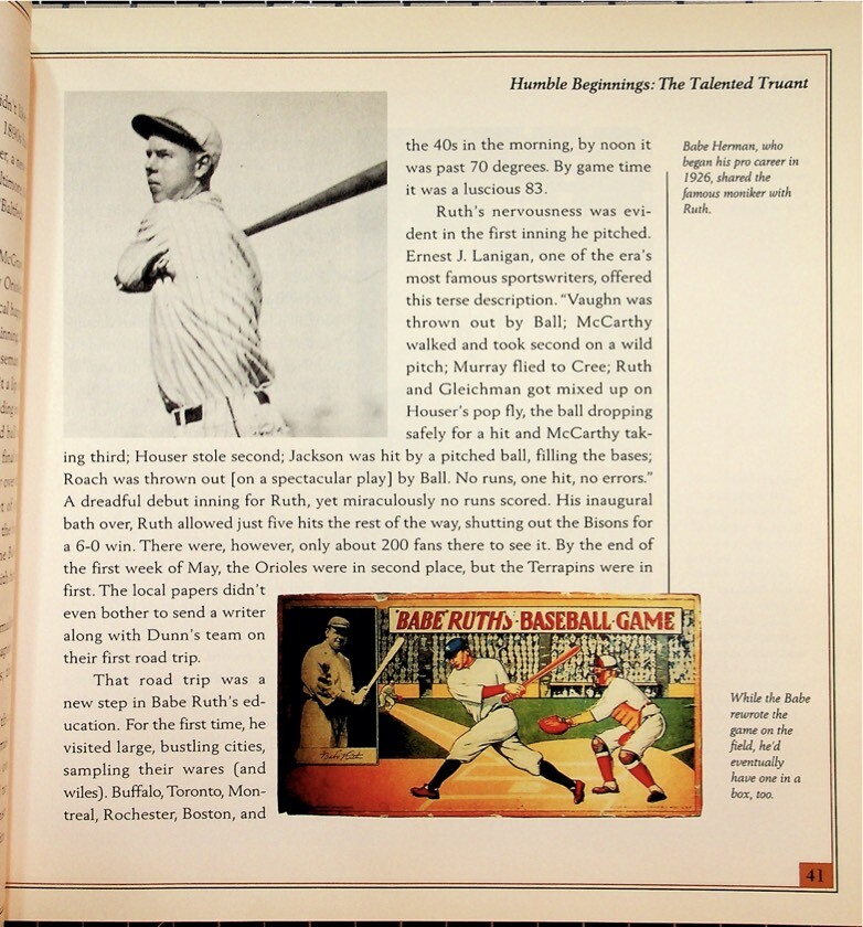 BABE RUTH, HIS LIFE AND TIMES 100TH ANNIVERSARY OF RUTHS BIRTH | eBay