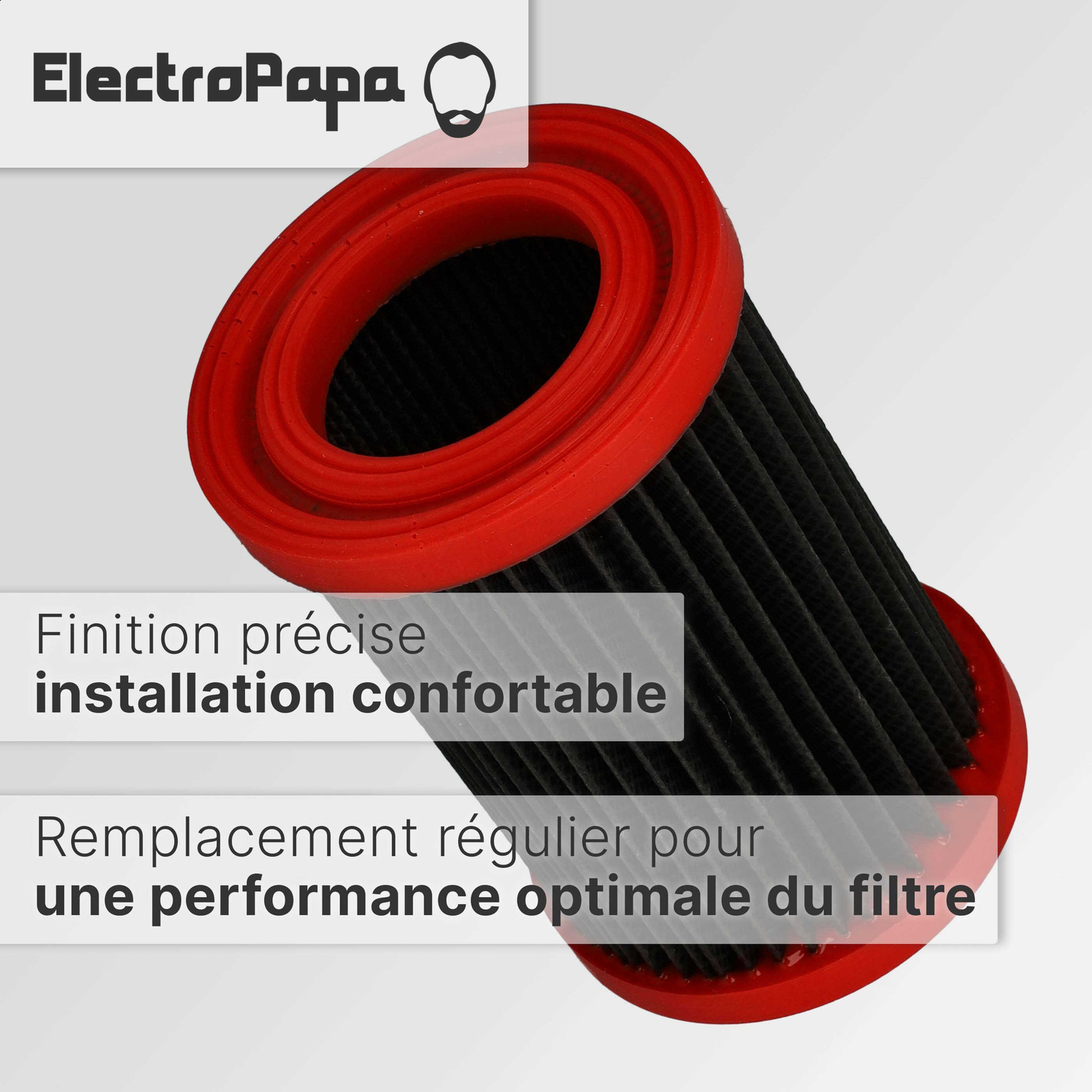 Filtre plissé pour LG VCD-181NTB Cyking VCD-271NT Cyking d'aspirateur ...