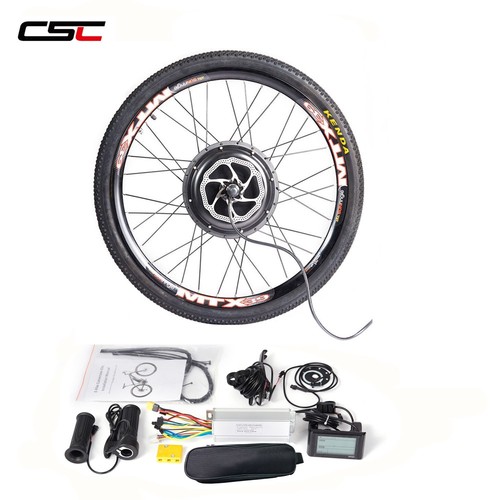 CSC Electric Bike Conversion Kit Disc Brake MTX Rim 26 27.5 29'' Hub ...