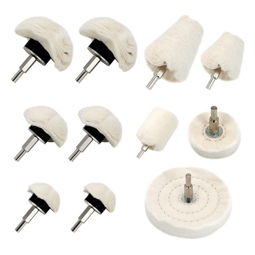 Buffing Wheel for Drill, Polishing Ball for Drill with 1/4" Hex Shafts ...