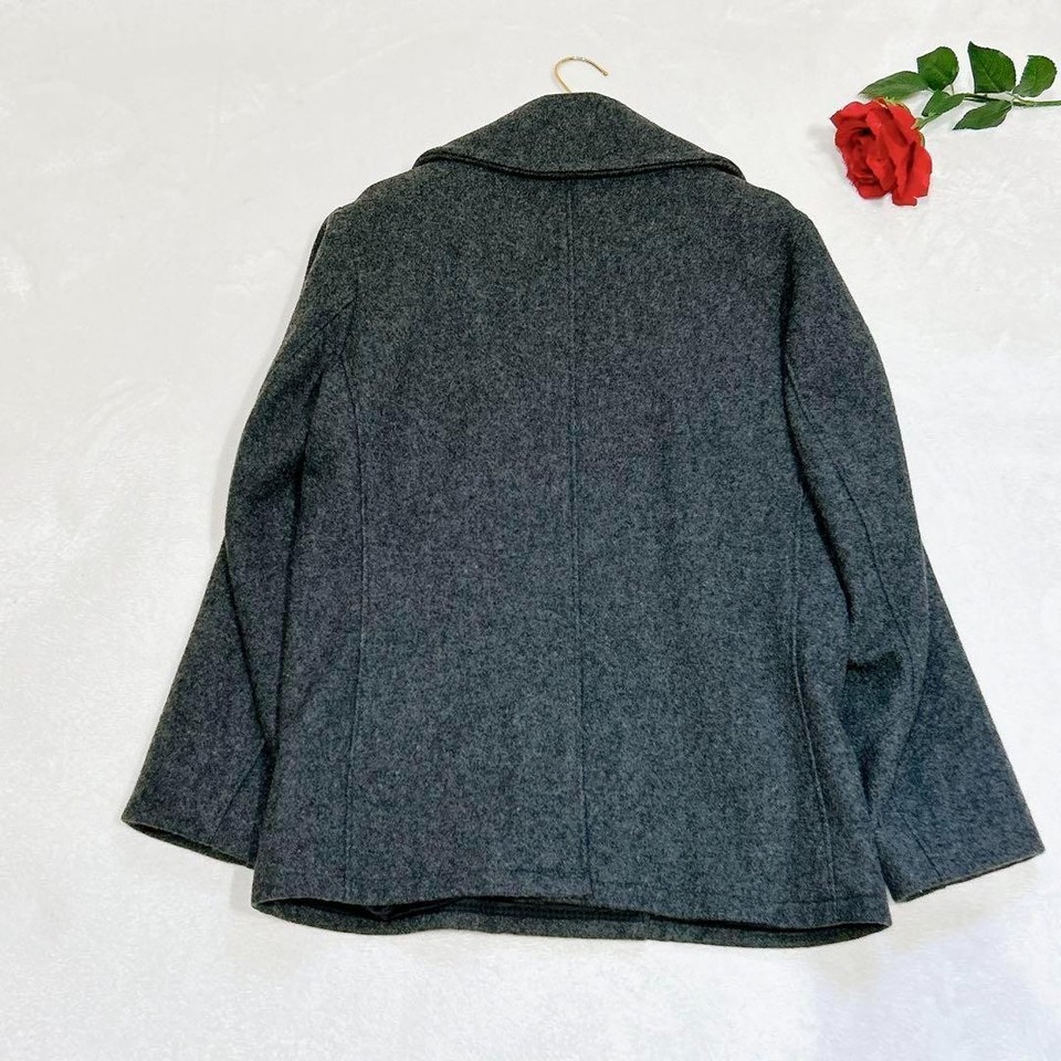 Schott BROS Gray Wool Peacoat Men’s M Made in USA Near Mint Condition ...