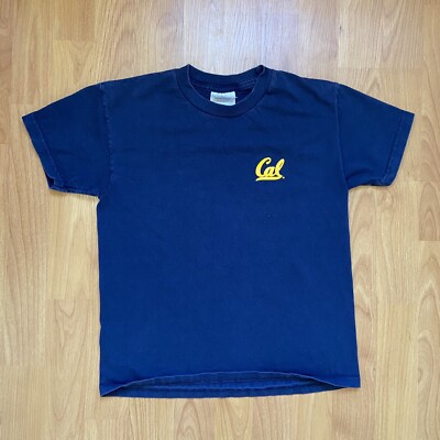 Vintage Cal UC Berkeley Script Logo T-Shirt Size Boy’s / Youth Medium ...
