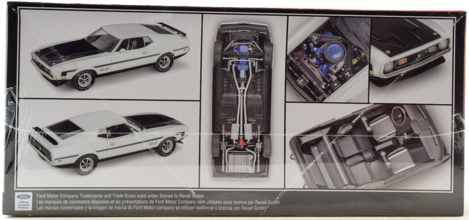 Revell 1971 Ford Mustang Boss 351 1/25 Scale Plastic Model Car Kit ...