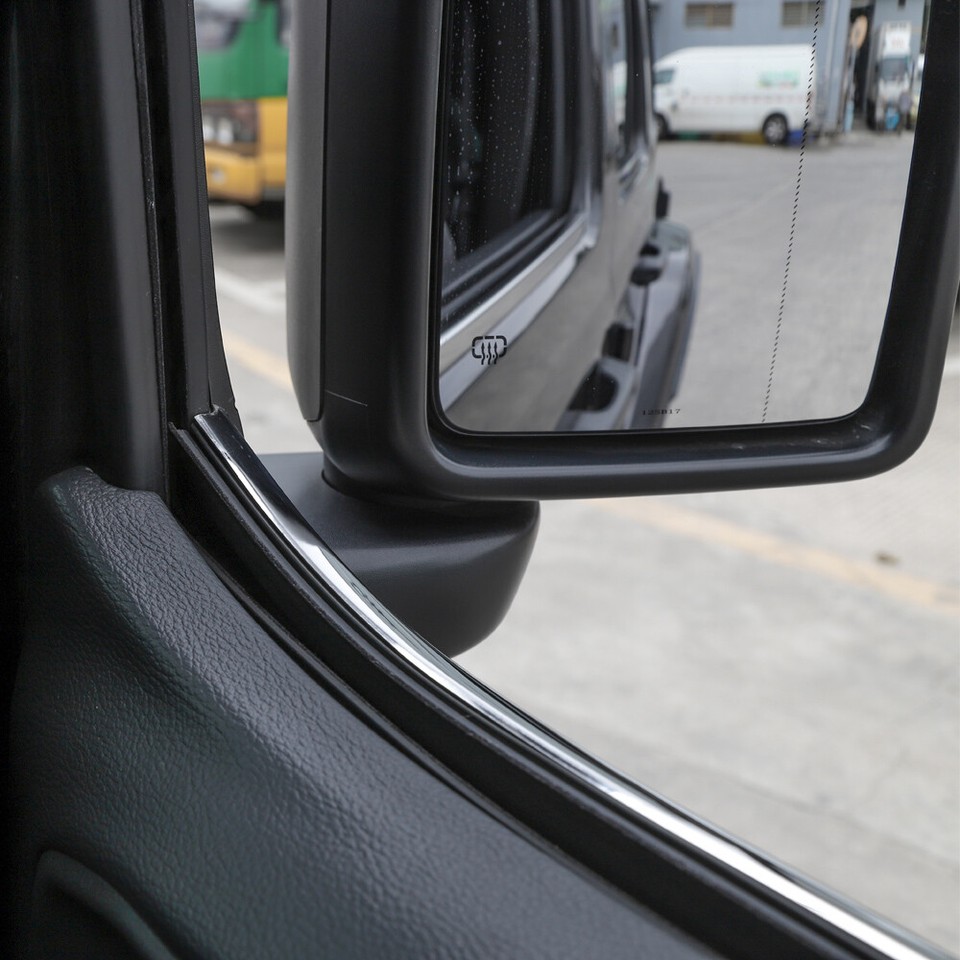 4pcs Chrome Steel Car Window Under Strip Trim For Jeep Wrangler JL 4 ...