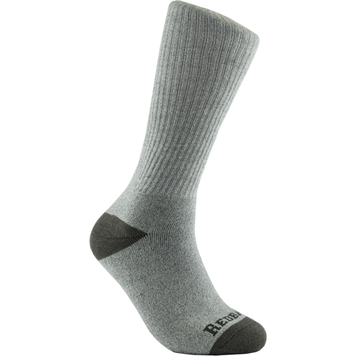 NEW Redback Boots Light Grey Crew Bamboo Viscose CREW Socks Mens Large ...