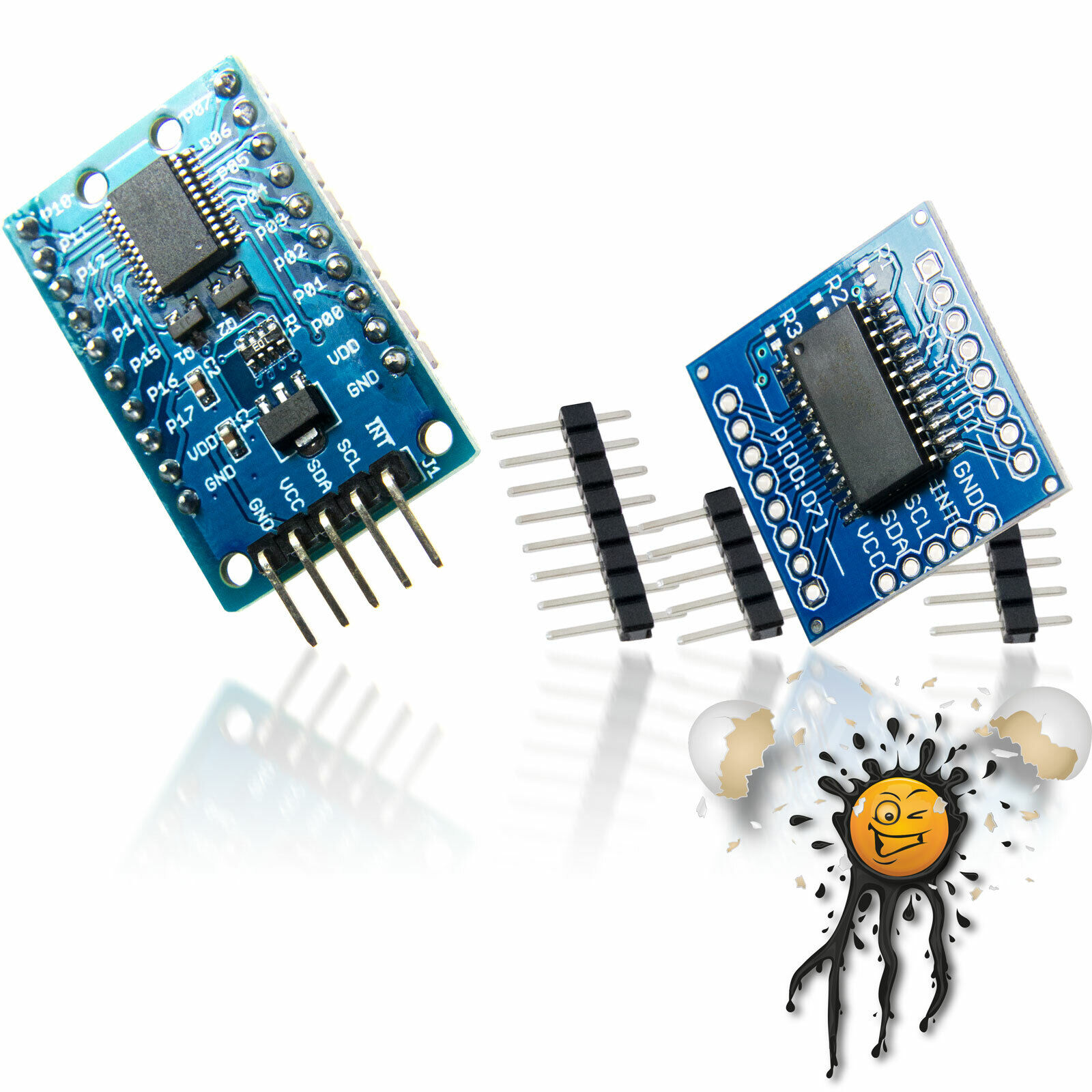 Pcf8575 I2c Smbus Expansion Io 16 Bit Mcu Expander Esp8266 Arduino Raspberry Ebay