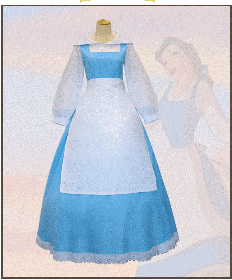 Belle Blue Dress Pattern