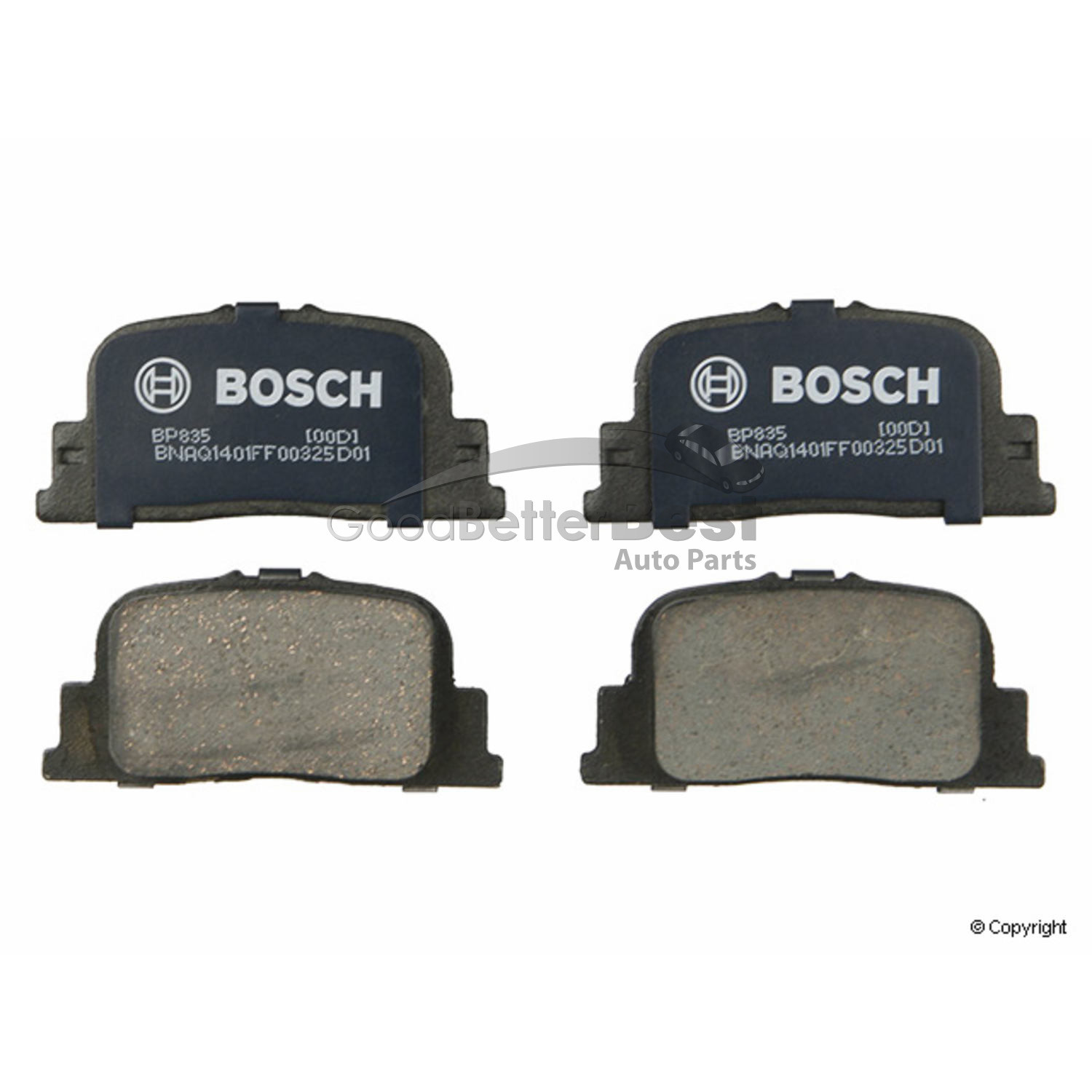 New Bosch Disc Brake Pad Set Rear BP835 0446632030 for Toyota & more | eBay