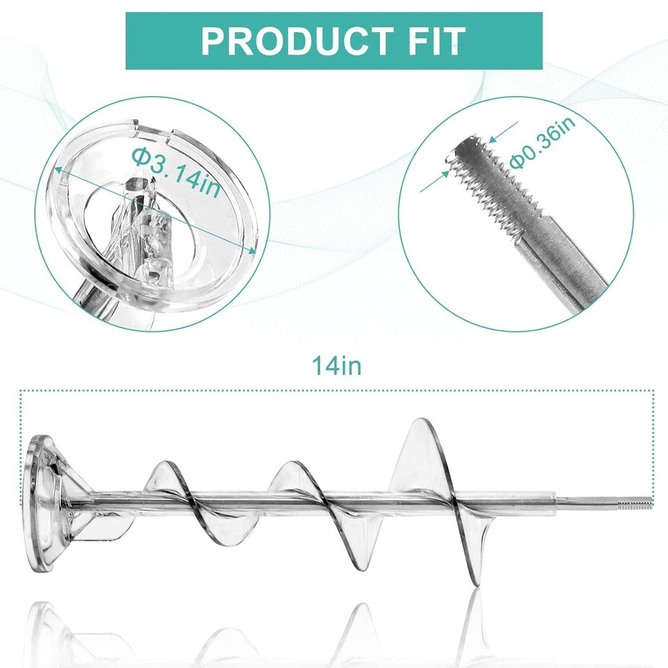 Ice Maker Auger Bucket For GE Refrigerator Freezer WR17X11705 AP3672963 ...