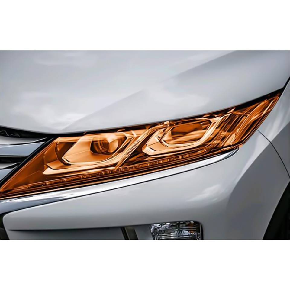 Amber Orange Uncut Roll Window Tint Film Car Dyed Reflective Chrome ...