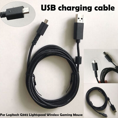 For Logitech G502 Lightspeed Wireless Gaming Mouse USB Charging Cable ...