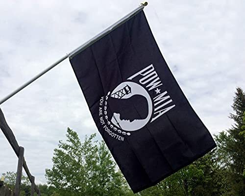 Pow Mia Flag 3x5 Ft Outdoor Heavy Duty Polyester Military Pow Flags ...