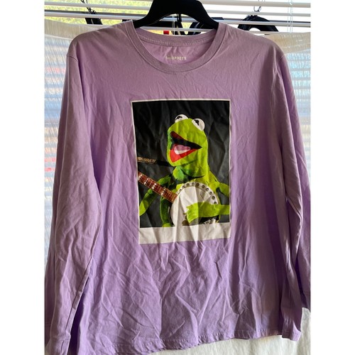 The Muppets Kermit The Frog Long Sleeve T Shirt 2XL Purple Disney ...