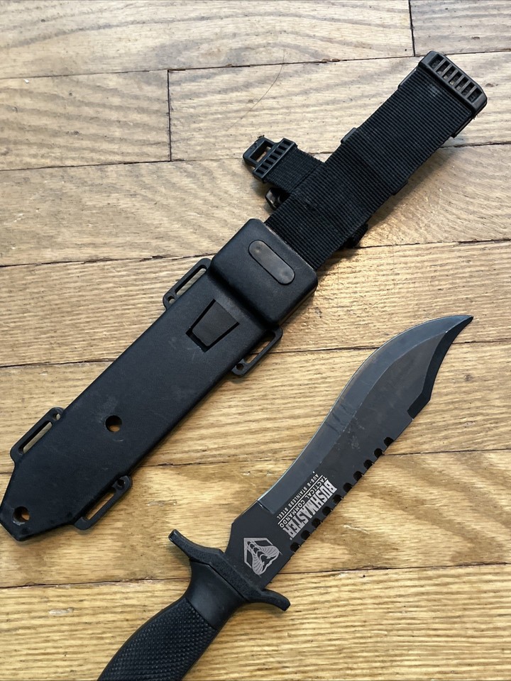 Bushmaster Tactical Commando Knife With Sheathe | eBay
