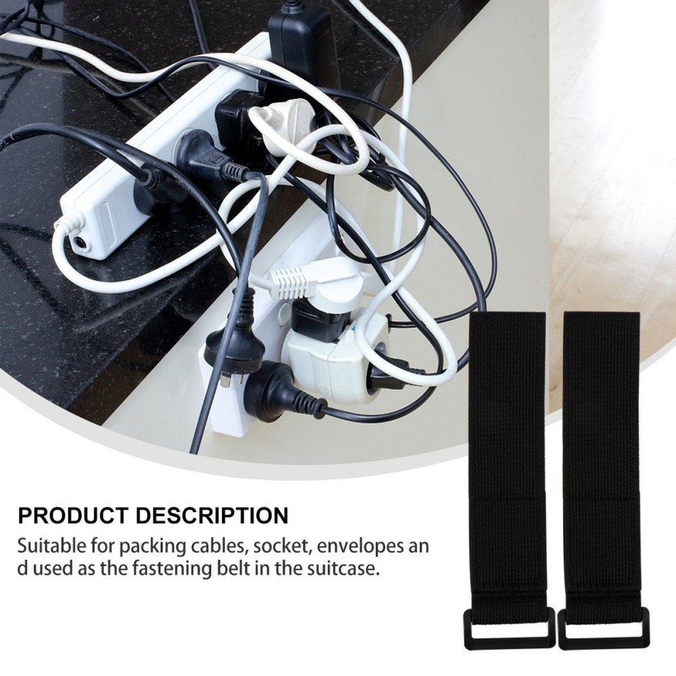 5 Pcs Bike Rack Tie down Straps Hook and Loop Fastening with Buckle ...