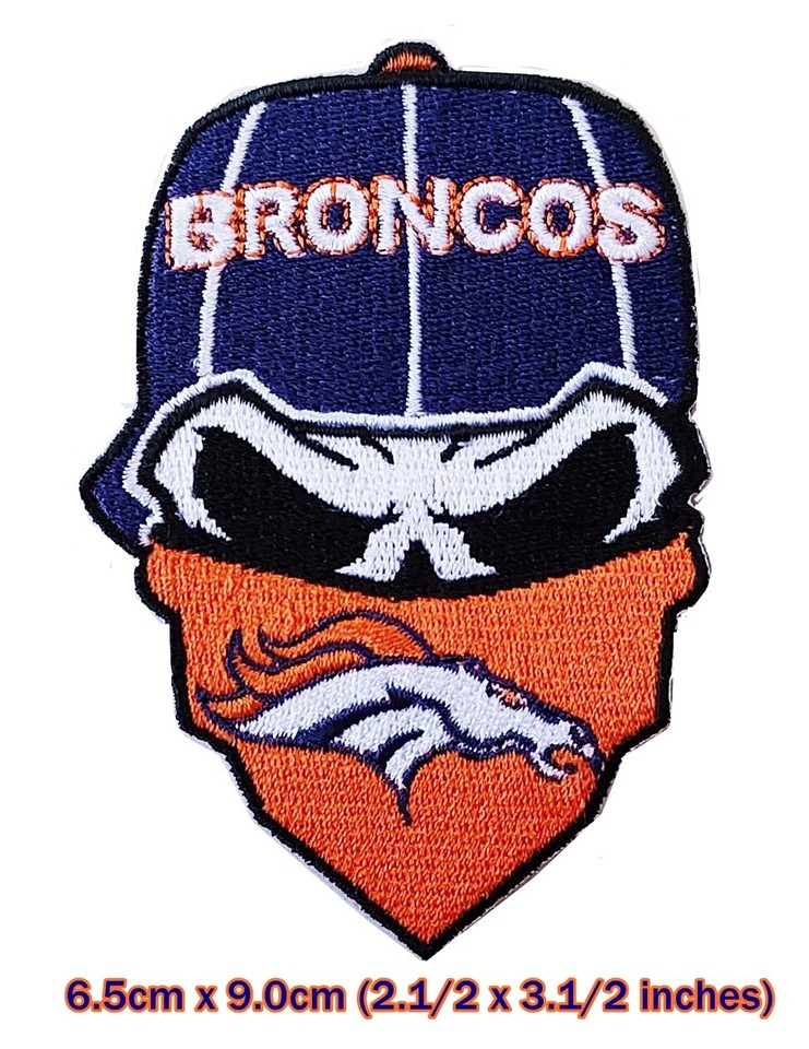 DENVER-BRONCO Football Patches Iron,Sew on(Select options) Thai by USPS ...