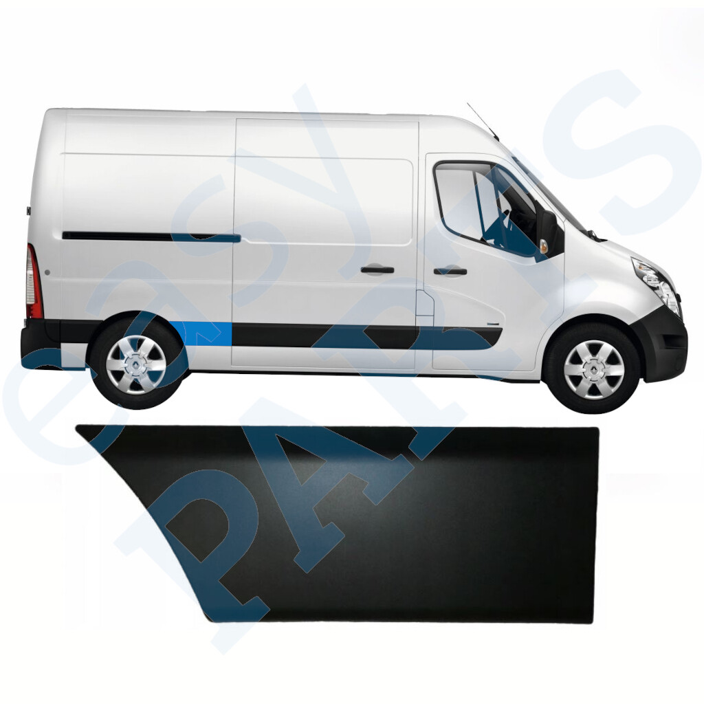 Renault Master III Movano Rear Right Side Panel Molding Trim ...