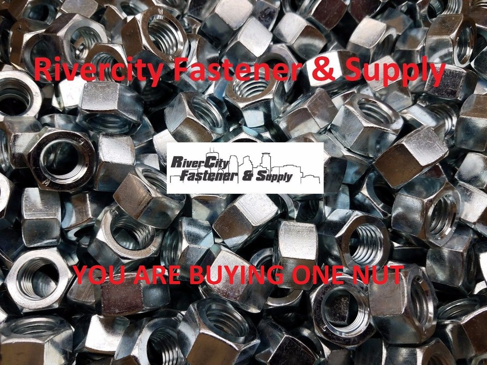 (1) 5/8-11 Left Hand Thread Hex Nut 5/8x11 With 15/16 Hex / Reverse ...