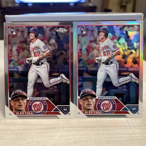 ALEX CALL 2023 Topps Chrome Refractor RC Rookie NATIONALS | eBay