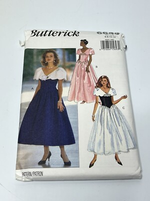 Dress Size 6-12 b6644 UNCUT Vintage Sewing Pattern Formal Prom | eBay