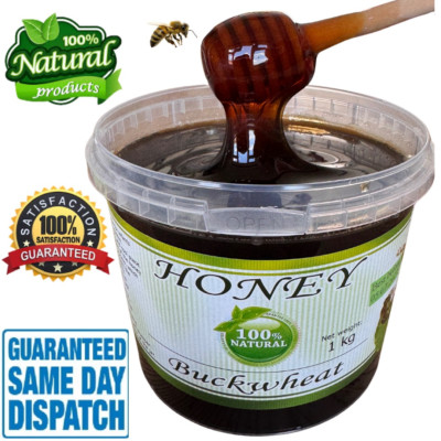 1kg HONEY BUCKWHEAT 100% ORGANIC NATURAL PURE RAW (NEW HARVEST ...