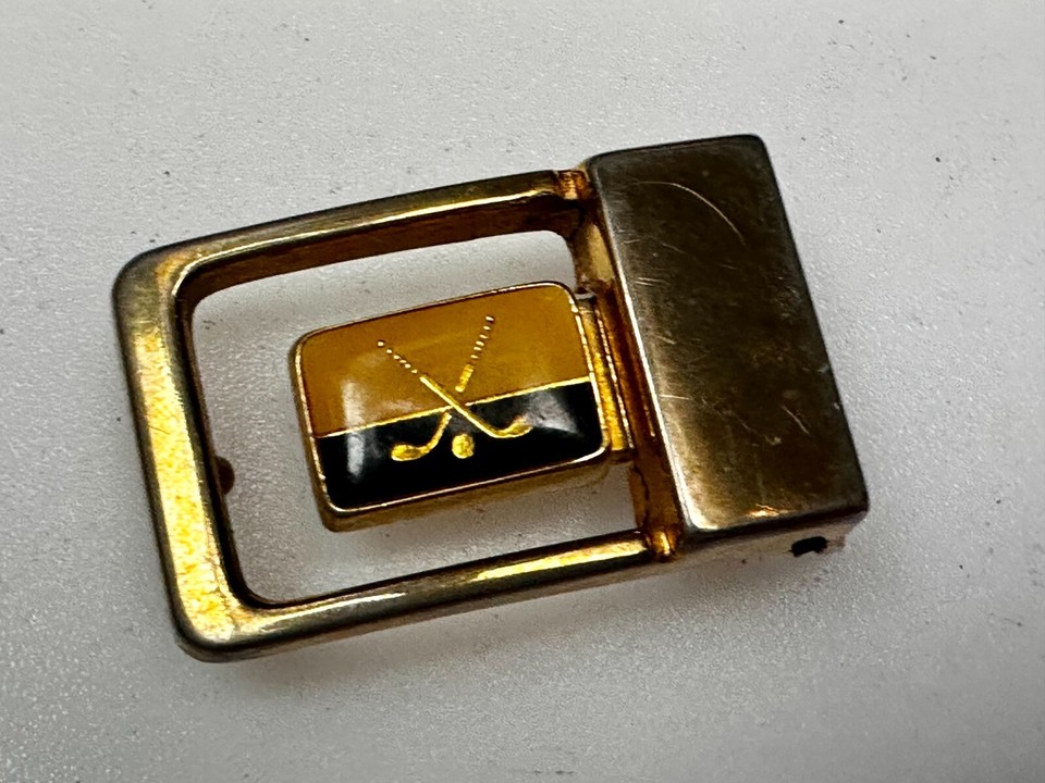 Polo / Ice Hockey Goalie Stick Puck Player Vintage Belt Buckle by Taner ...