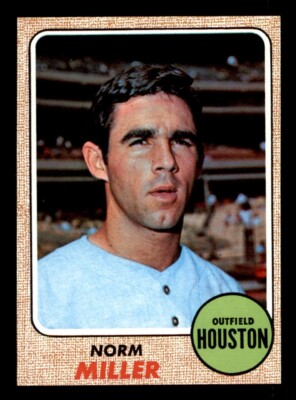 1968 Topps Baseball #161 Norm Miller NM/MT *f1 | eBay