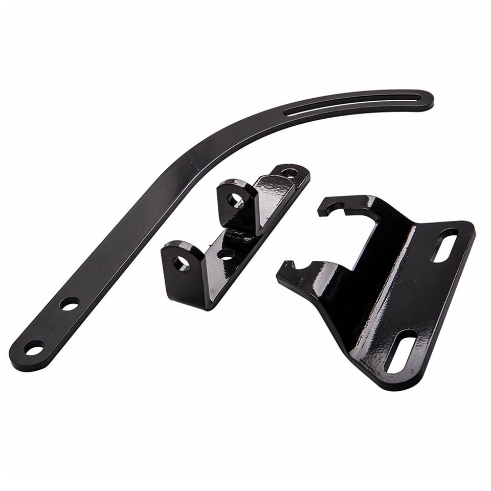 Black Small Block Alternator Bracket for Chevy SBC 283 327 350 Short ...