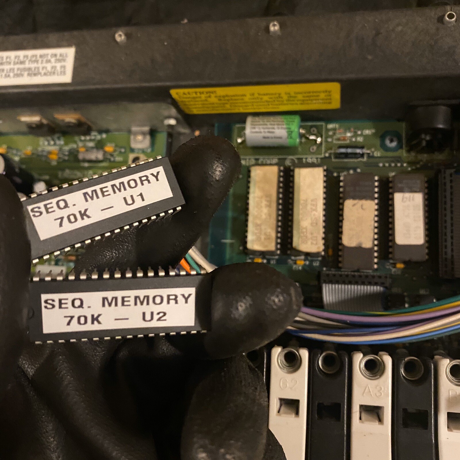 ENSONIQ SQX-70 SEQUENCER EXPANSION (VFX-SD SD-1 TS-10 TS-12 SQ1 SQ2 KS ...