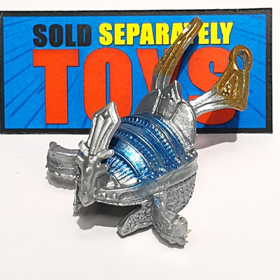 Vtg MOTU 200x Samurai He Man HELMET original silver blue weapon ...