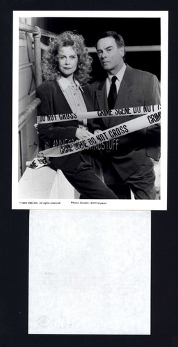 7 x 9 press photo CBS tv 1995 Mystery Movie ELIZABETH MONTGOMERY, DEAN ...