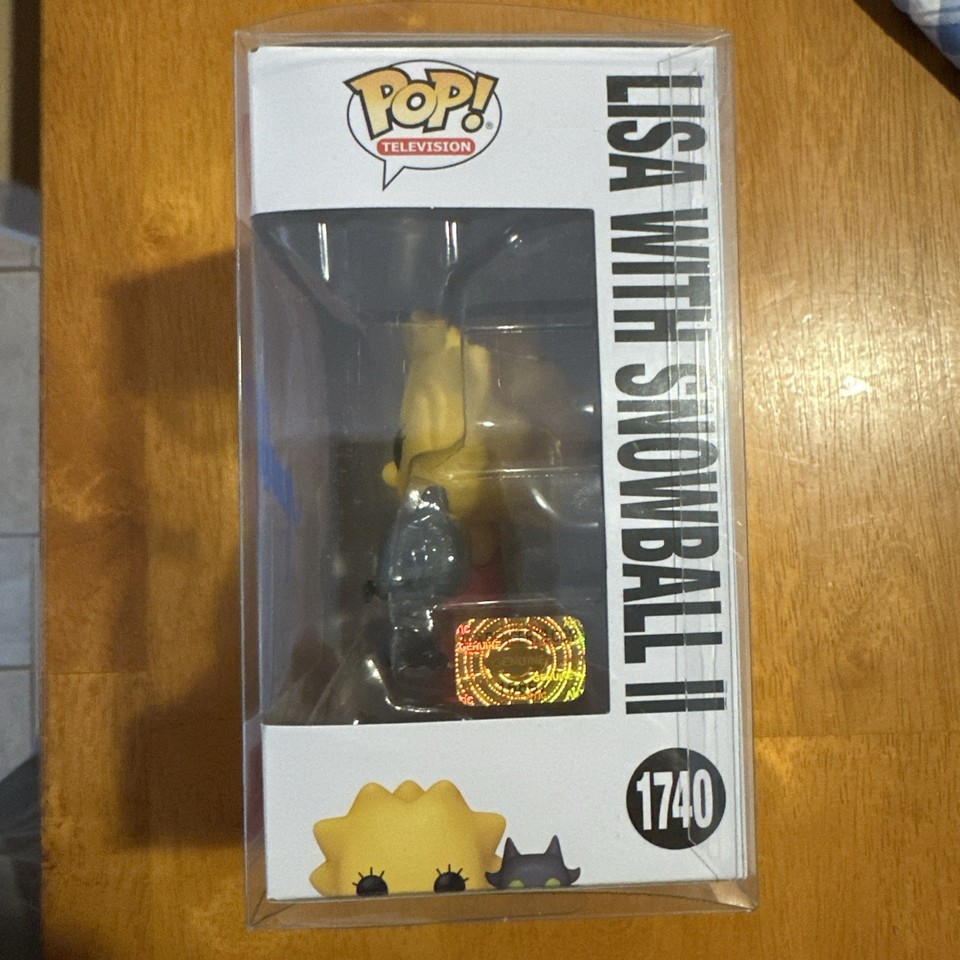 Yeardley Smith Signed The Simpsons Lisa with Snowball - Funko #1740 w ...