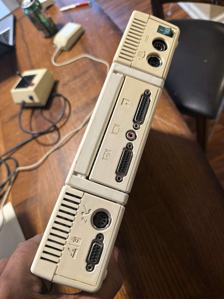 Apple IIc Computer A2S4000 A3M4090 Monitor Stand Mouse Joystick ...