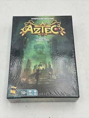 AZTEC Board Game Matagot Games Treasure Hunting Cards Tokens S. Beaume ...