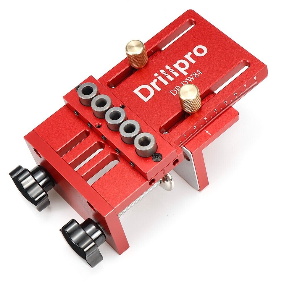 Drillpro Series 3 in 1 Adjustable Woodworking Doweling Jig Kit Pocket Hole Jig | eBay