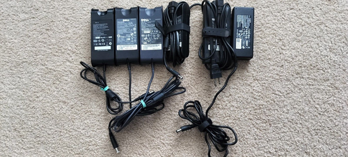 6x Dell Laptop Chargers AC Adapters ***Missing Power Cord in Some*** | eBay