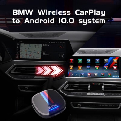 BMW MMB MAX ANDROID WIRELESS CARPLAY MULTIMEDIA AI BOX YOUTUBE NETFLIX ...