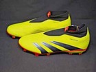 Adidas Predator 24 League Laceless FG Cleats Mens Yellow Black Energy ...