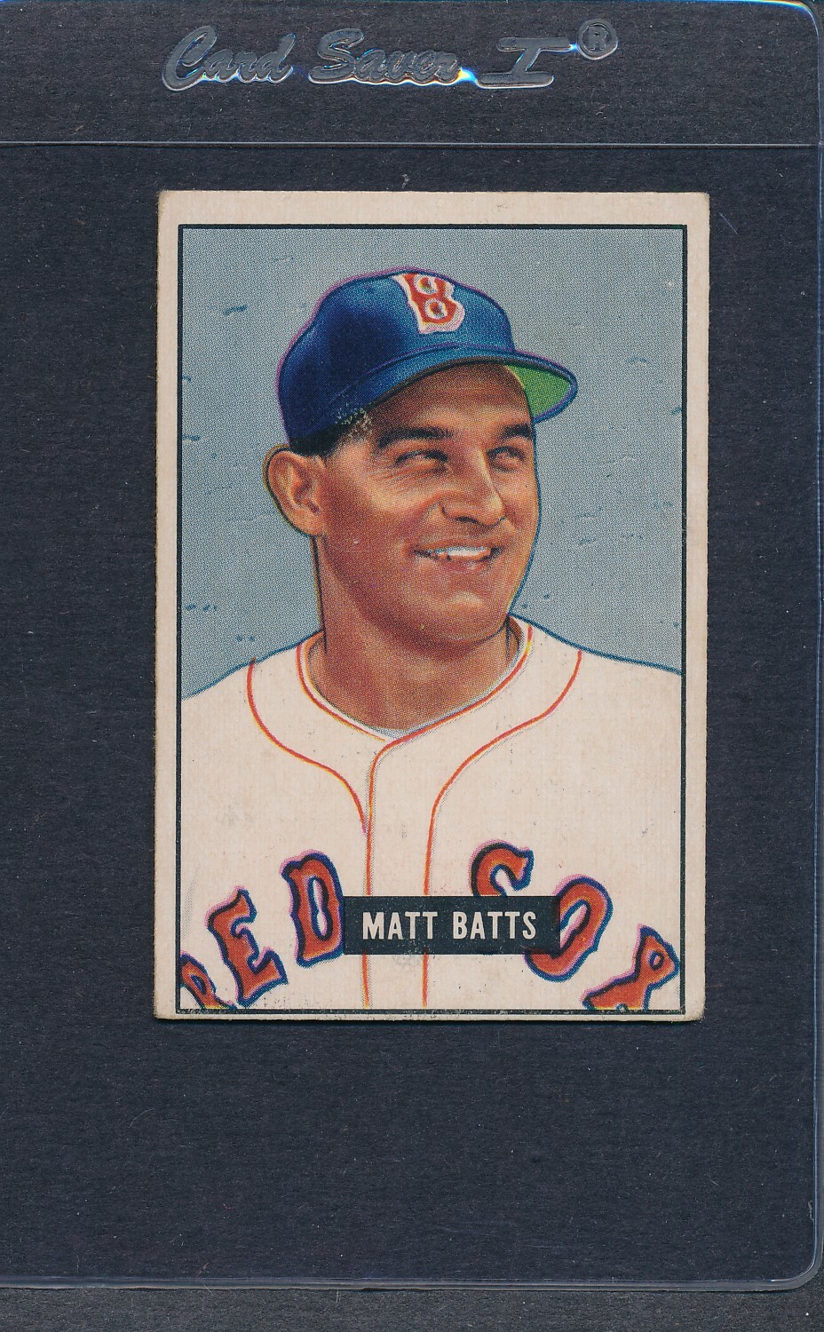 1951 Bowman #129 Matt Batts Red Sox VG/EX *931 | eBay