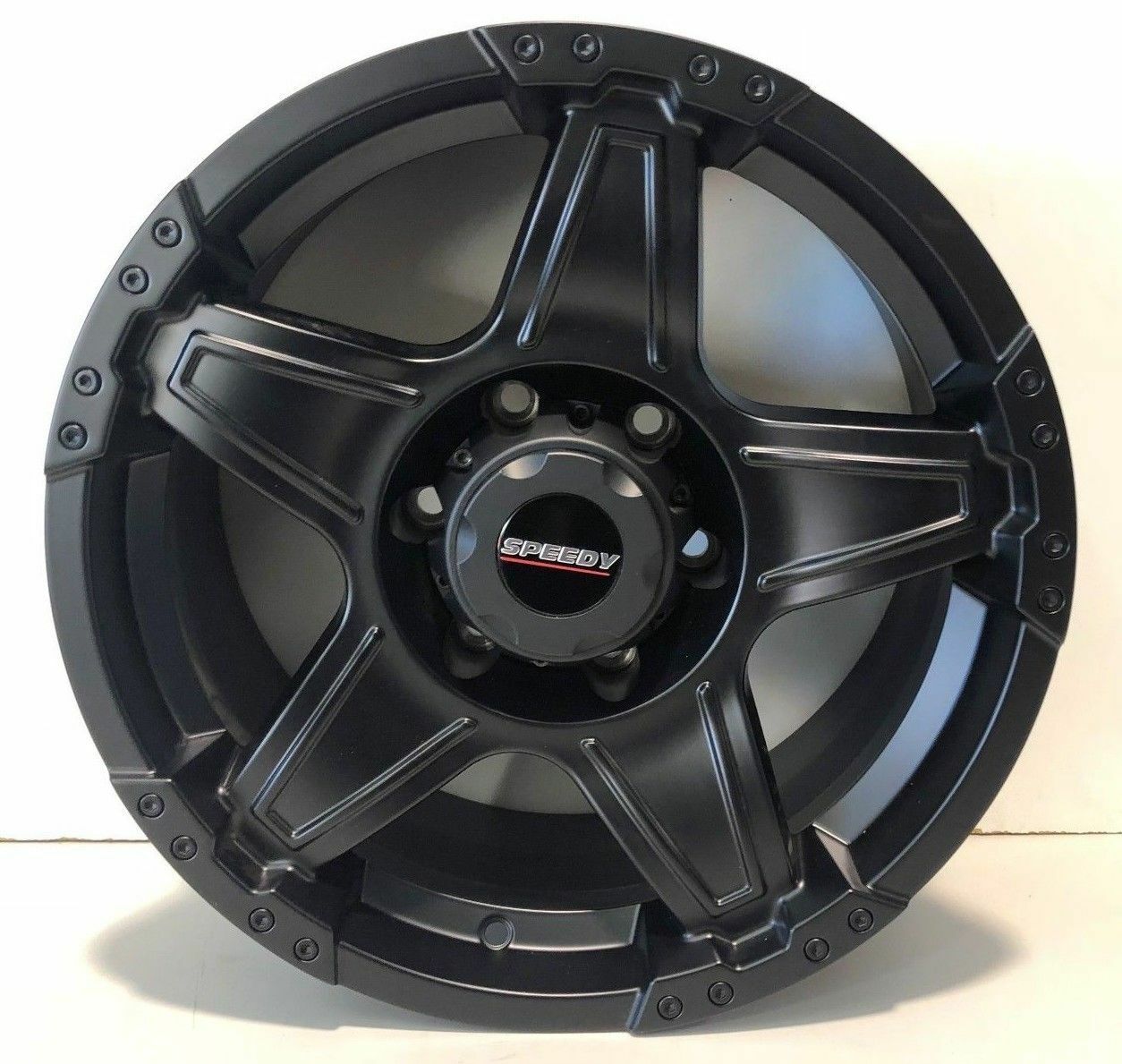 Speedy Wheels Spur 6/139.7 Wheel Satin Black 17x8.5 1180KG Offset 20 ...