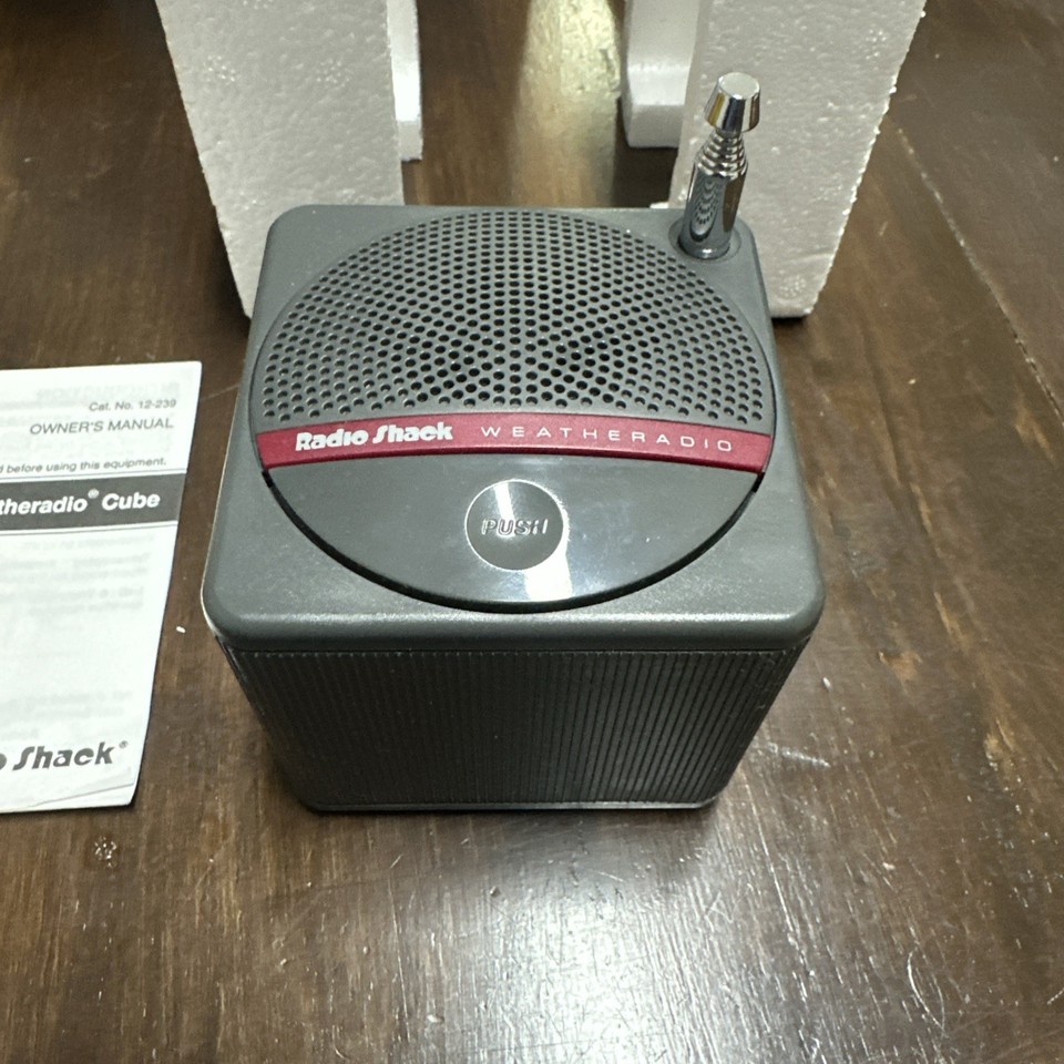 Vtg Radio Shack Weatheradio Model 12-239 Weather Radio 162.4 162.55 MHz ...