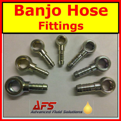 Metric BANJO x Hose Tail Fitting - Diesel Petrol Oil Tube Pipe, Fuel ...