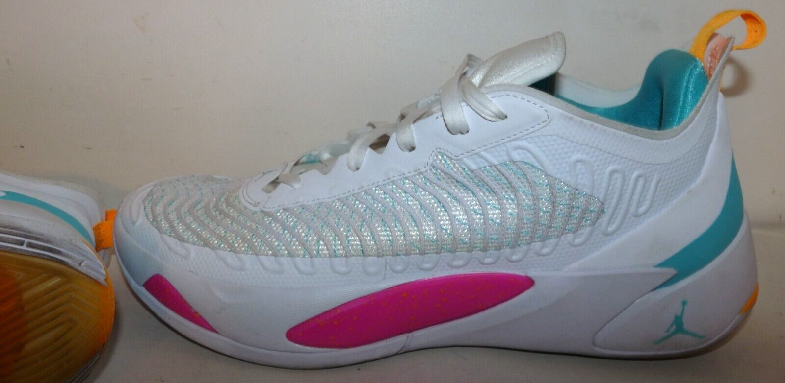Nike Jordan Luka 1 Imaginarium Size 13 White Pink Turquoise Basketball ...