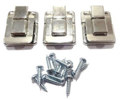 3 X Cue Case Catches for most Leather cue cases catches, locks ...