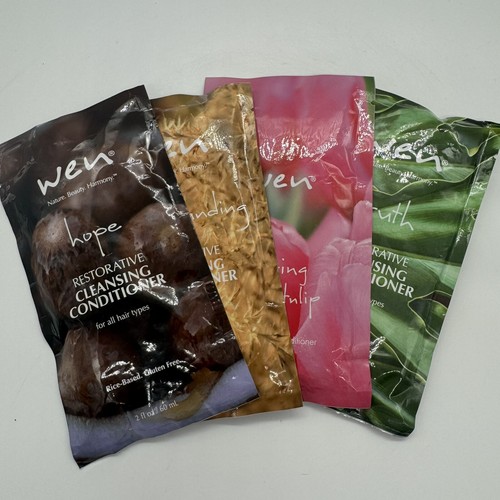 WEN by Chaz Dean Cleansing Conditioner Travel Packets Bundle of 4 | eBay