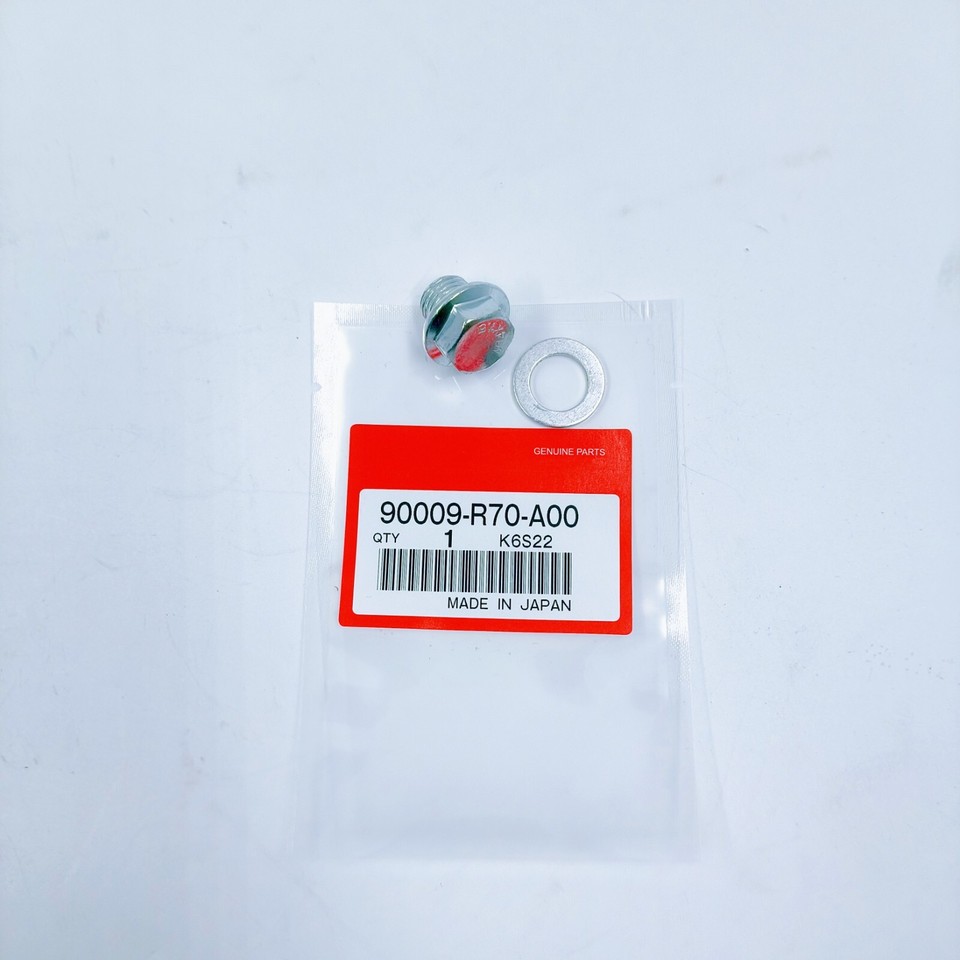 For Honda/Acura Engine Oil Pan Drain Bolt Plug with Washer 90009-R70 ...